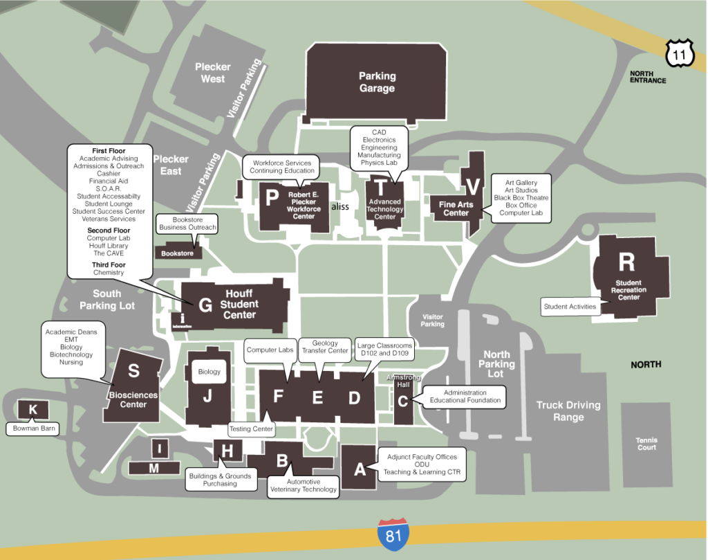 Directions & Maps - Blue Ridge Community College
